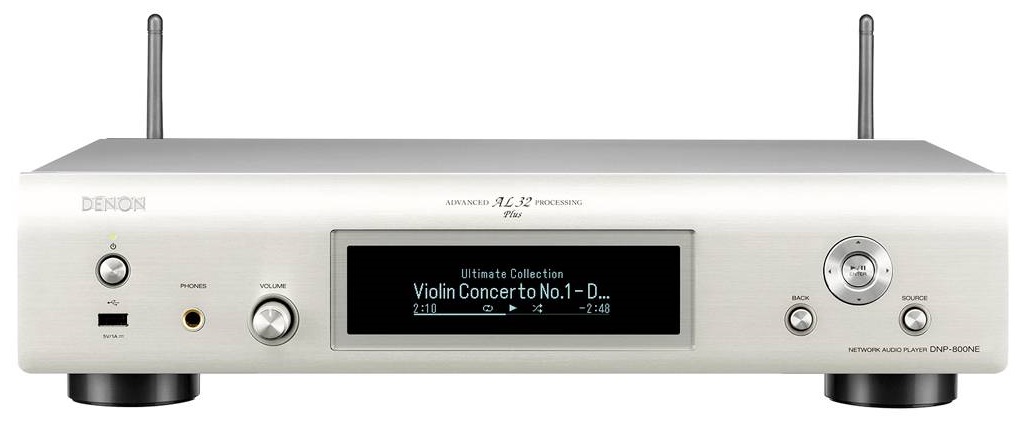 Denon DNP-800NE - Network Player Streamer silver :: Kosmas Audio Video