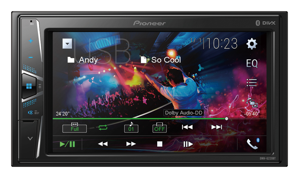 Pioneer DMH-G220BT - radio bluetooth usb αυτοκινητου 2DIN :: Kosmas ...
