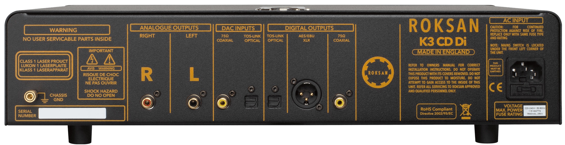 Roksan K3 CD Di cd player anthracite :: Kosmas Audio Video