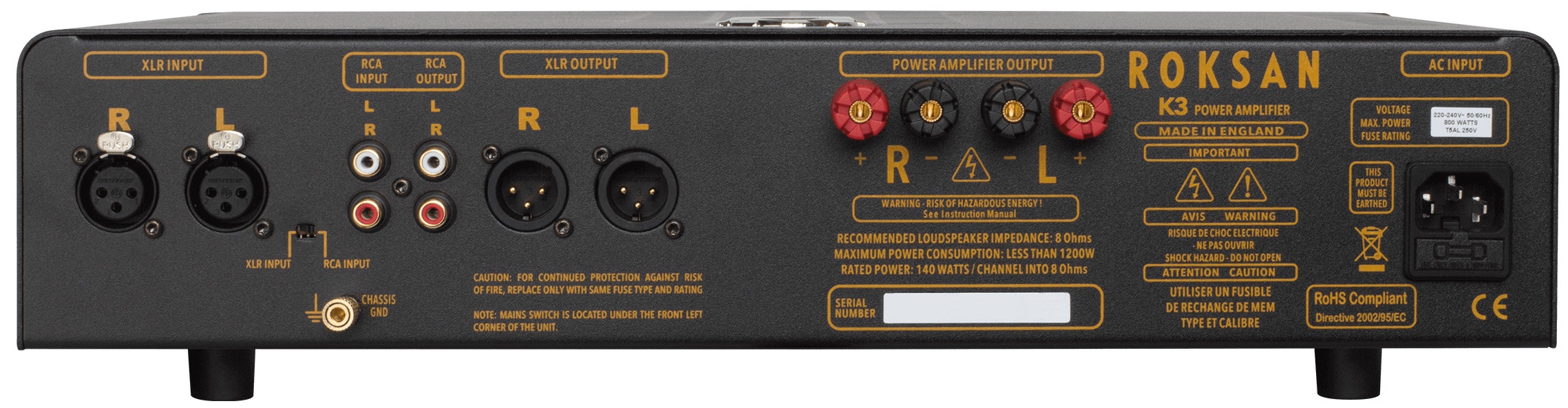 Roksan K3 stereo power amplifier anthracite τελικος ενισχυτης :: Kosmas ...